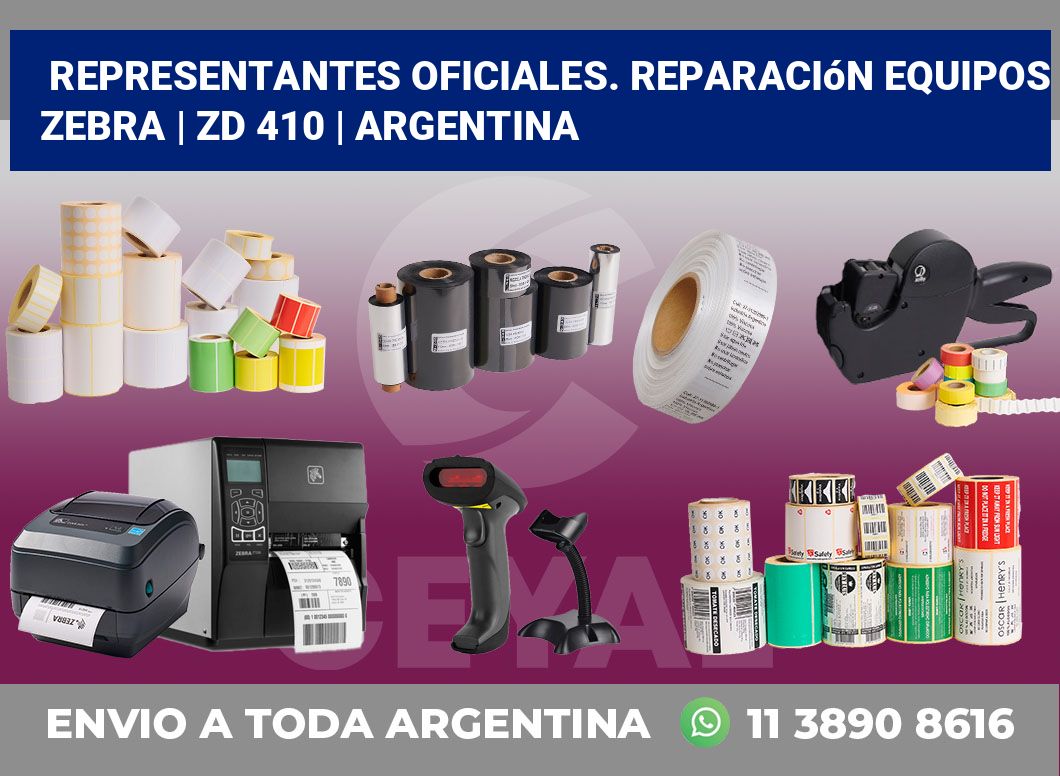 Representantes Oficiales. Reparación Equipos Zebra | ZD 410 | Argentina ...