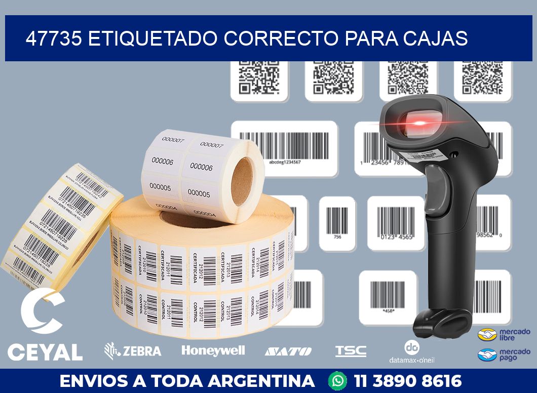 47735 ETIQUETADO CORRECTO PARA CAJAS | Etiquetas para Fabricas