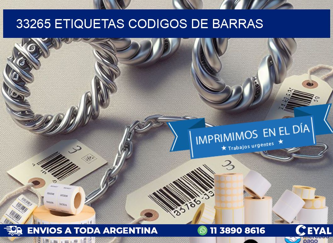 33265 etiquetas codigos de barras | Etiquetas para Fabricas