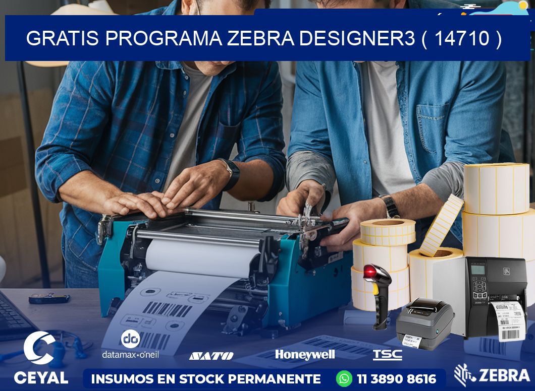 GRATIS PROGRAMA ZEBRA DESIGNER3 ( 14710 ) | Etiquetas para Fabricas