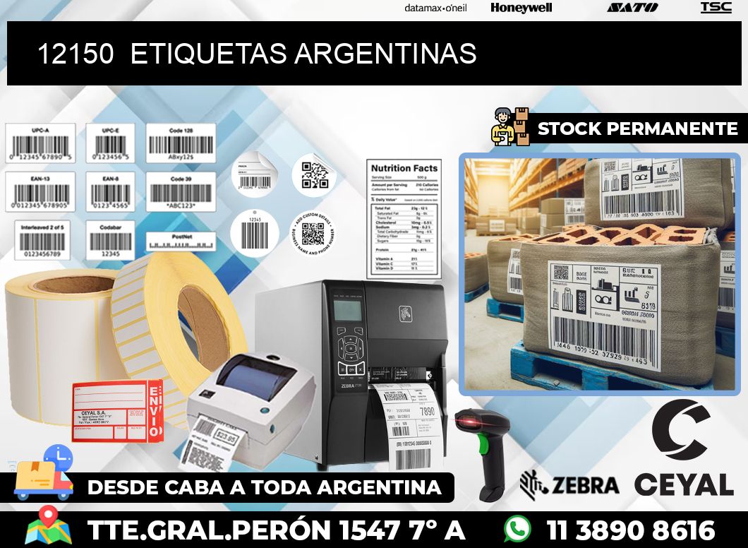 12150 ETIQUETAS ARGENTINAS | Etiquetas para Fabricas